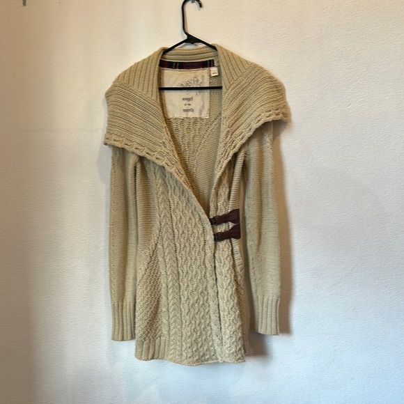 Angel Of The North | Sweaters | Angel Of The North Cream Shawl Collar ...